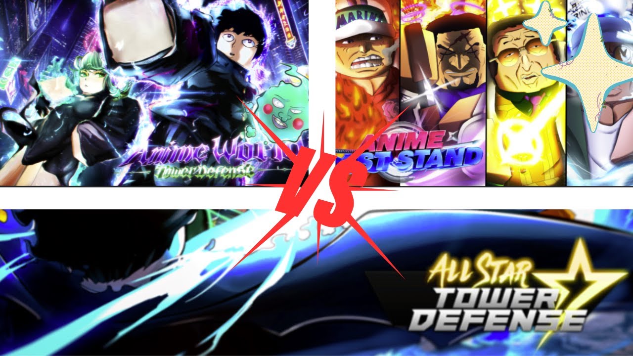 Comparing ROBLOX anime tower defense games - YouTube