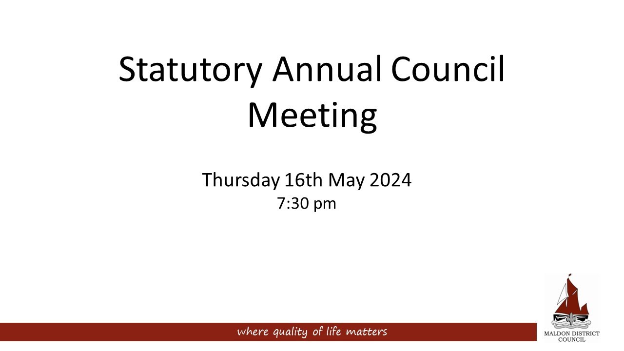 16/05/2024 - Statutory Annual Council meeting - YouTube