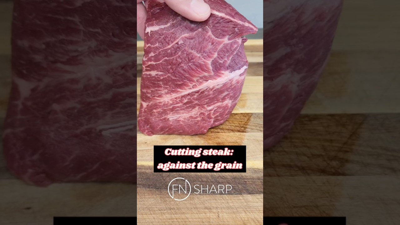 How to Cut Steak Against the Grain + Recipe | F.N. Sharp How-to Videos ...