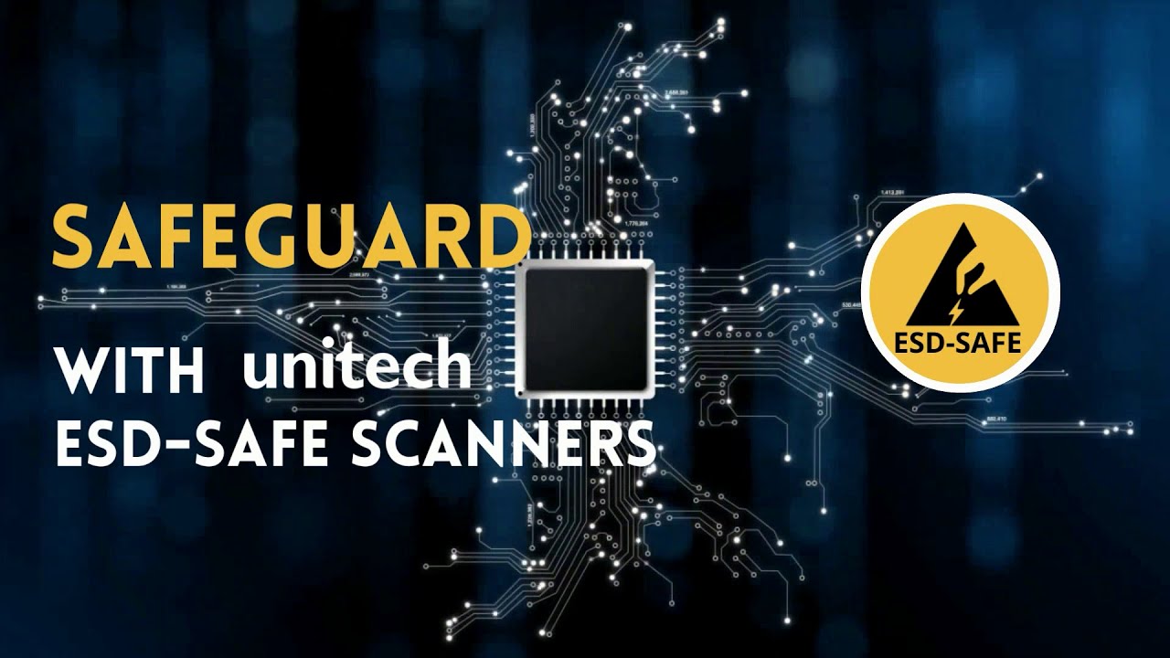 Unitech MS85X ESD-Safe barcode scanners - YouTube