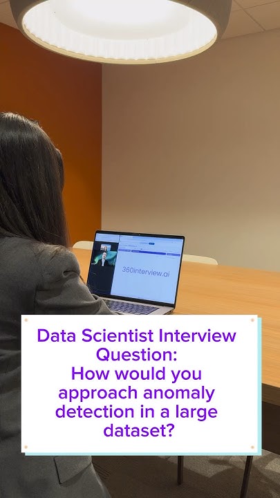 Data Scientist Interview Question: How would you approach anomaly detection in a large dataset ...