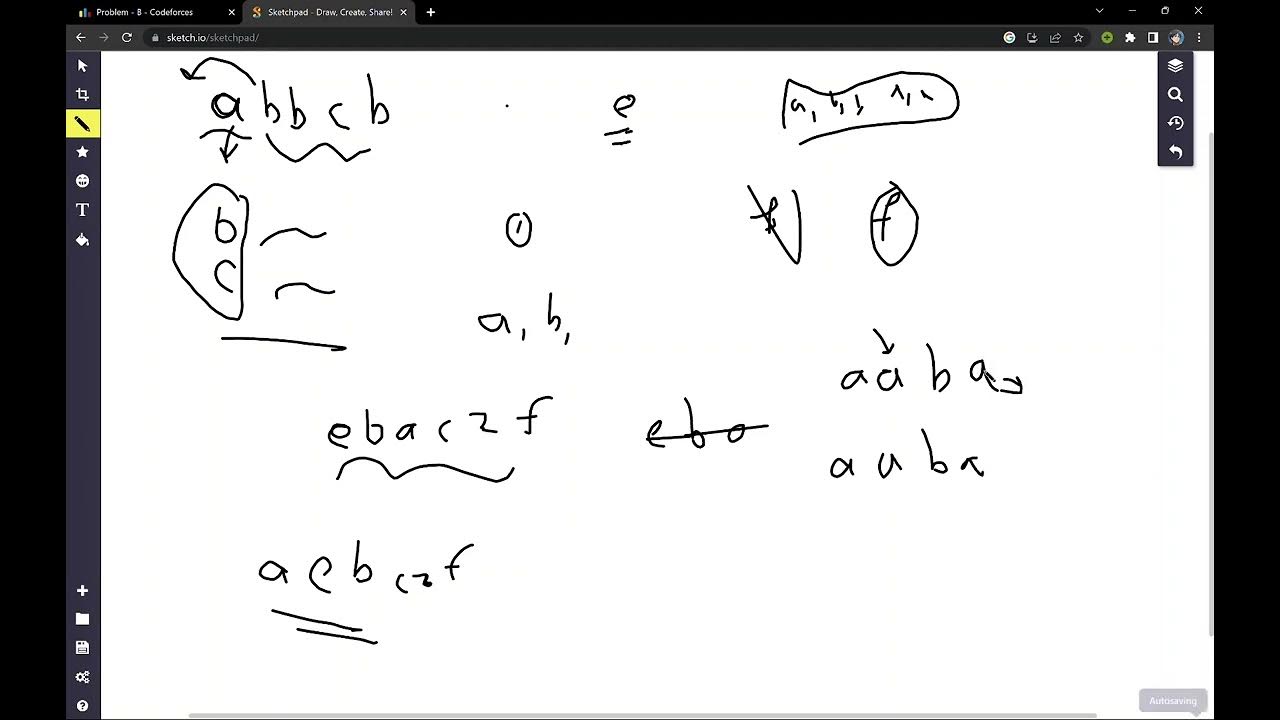 B. The String Has a Target | Codeforces Round 862 (Div. 2) - YouTube