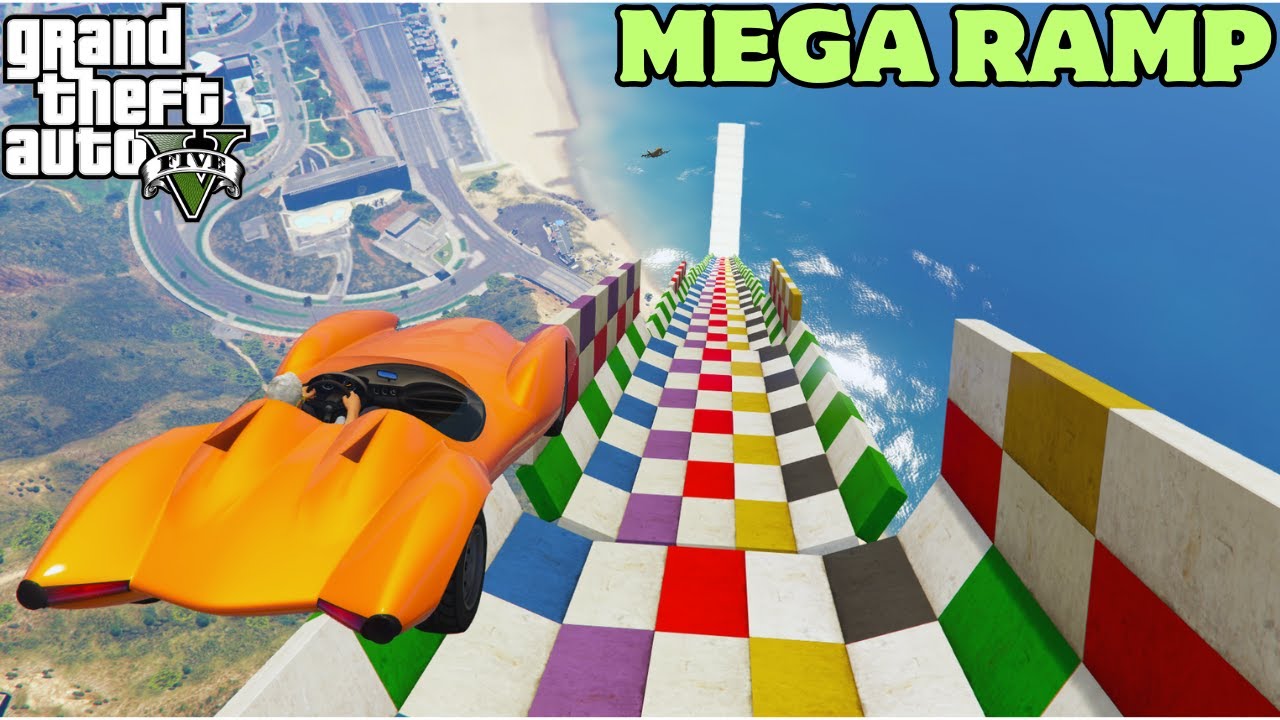 GTA 5 Mega Ramp Challenge Only 0.700% People Can Complete This ...