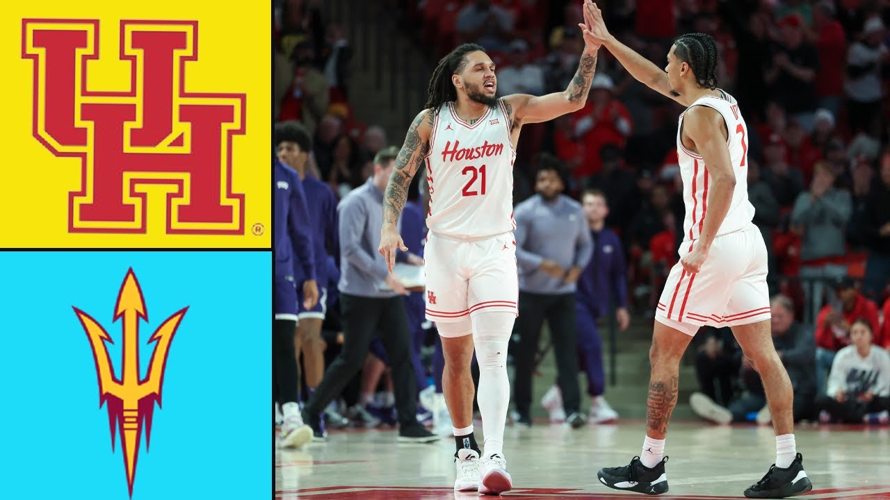 Houston Cougars Vs Arizona State Sun Devils | Game 2nd-Qtr | Feb 18 ...