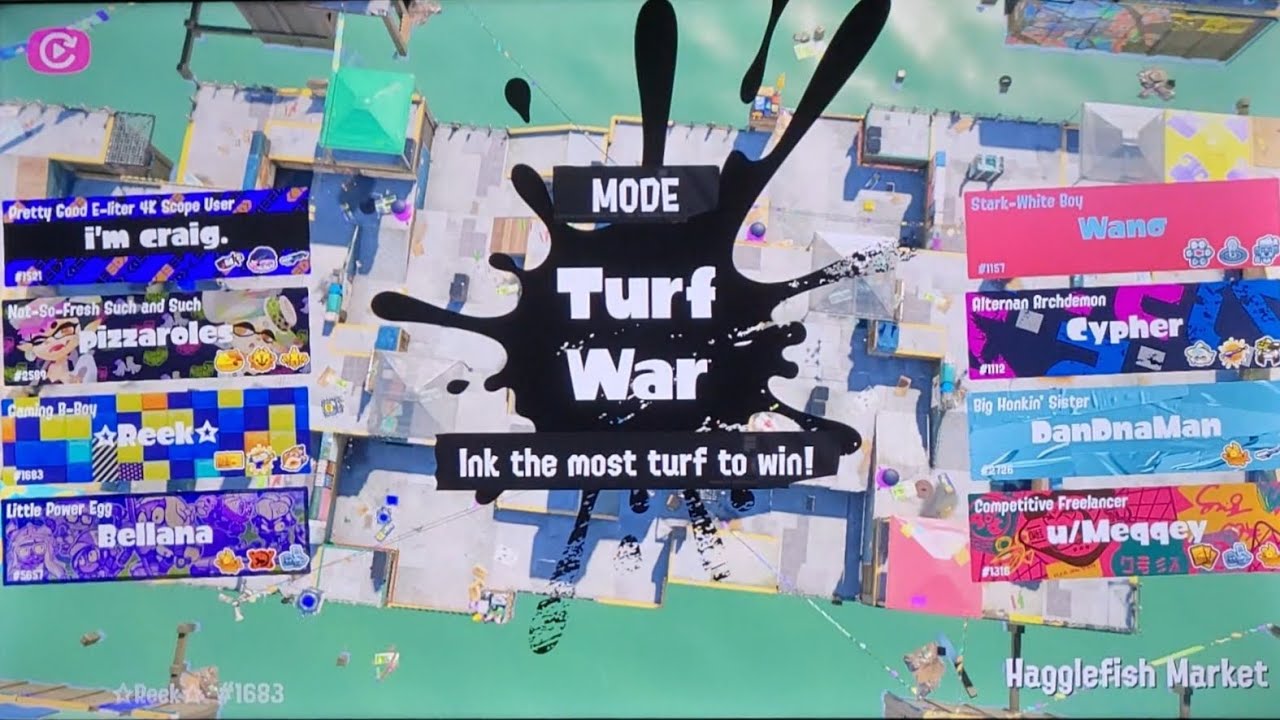 Splatoon 3 - Turf War - Hagglefish Market - (Blue vs. Yellow ...