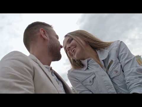 Husband and wife sleeping on bed room romantic love kissing married lifestyle Hot video clip