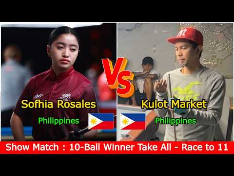 Sofhia Rosales 🆚️ Kulot Marketi | Show Match : 10-Ball Winner Take All - Race to 11