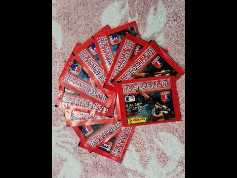 1988 Panini MLB baseball WADE BOGGS sticker packs w/Mike Schmidt, Paul ...