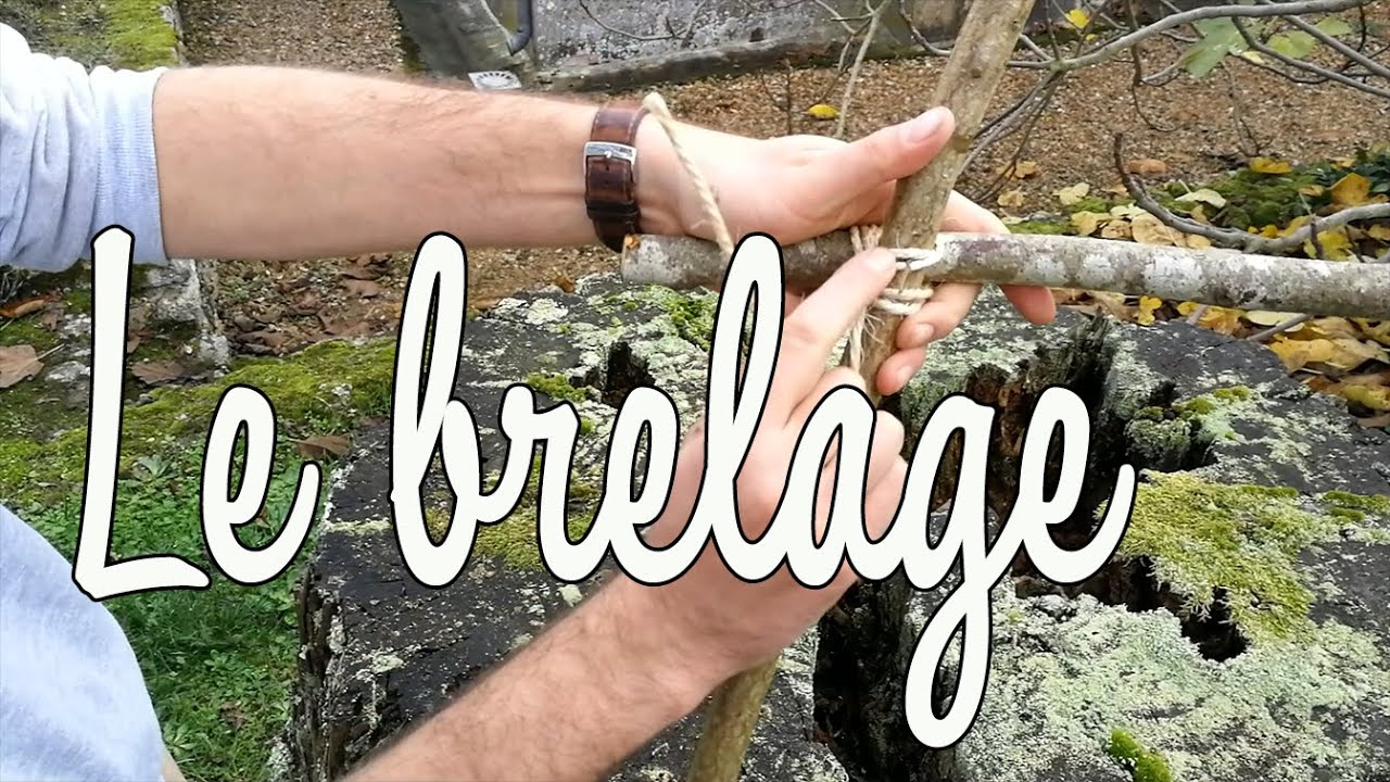 Les nœuds du jardinier : le brelage - YouTube