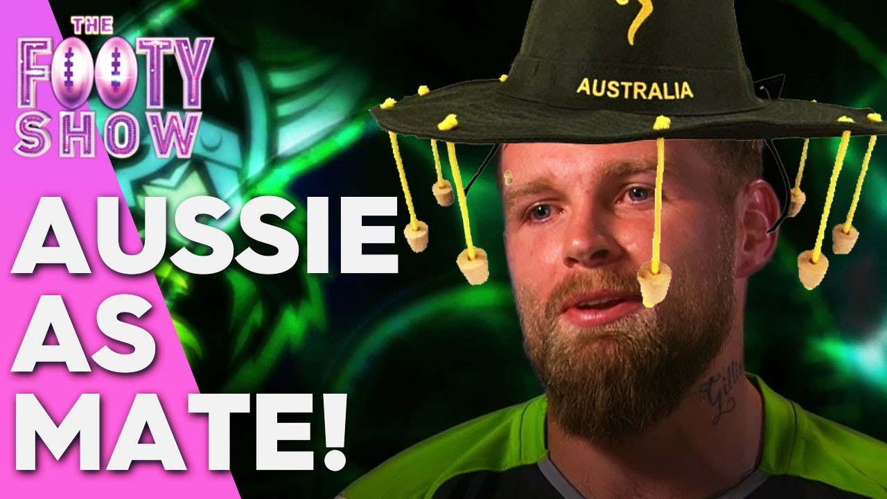 I'm so Australian I... | Footy Show Player Probe - YouTube