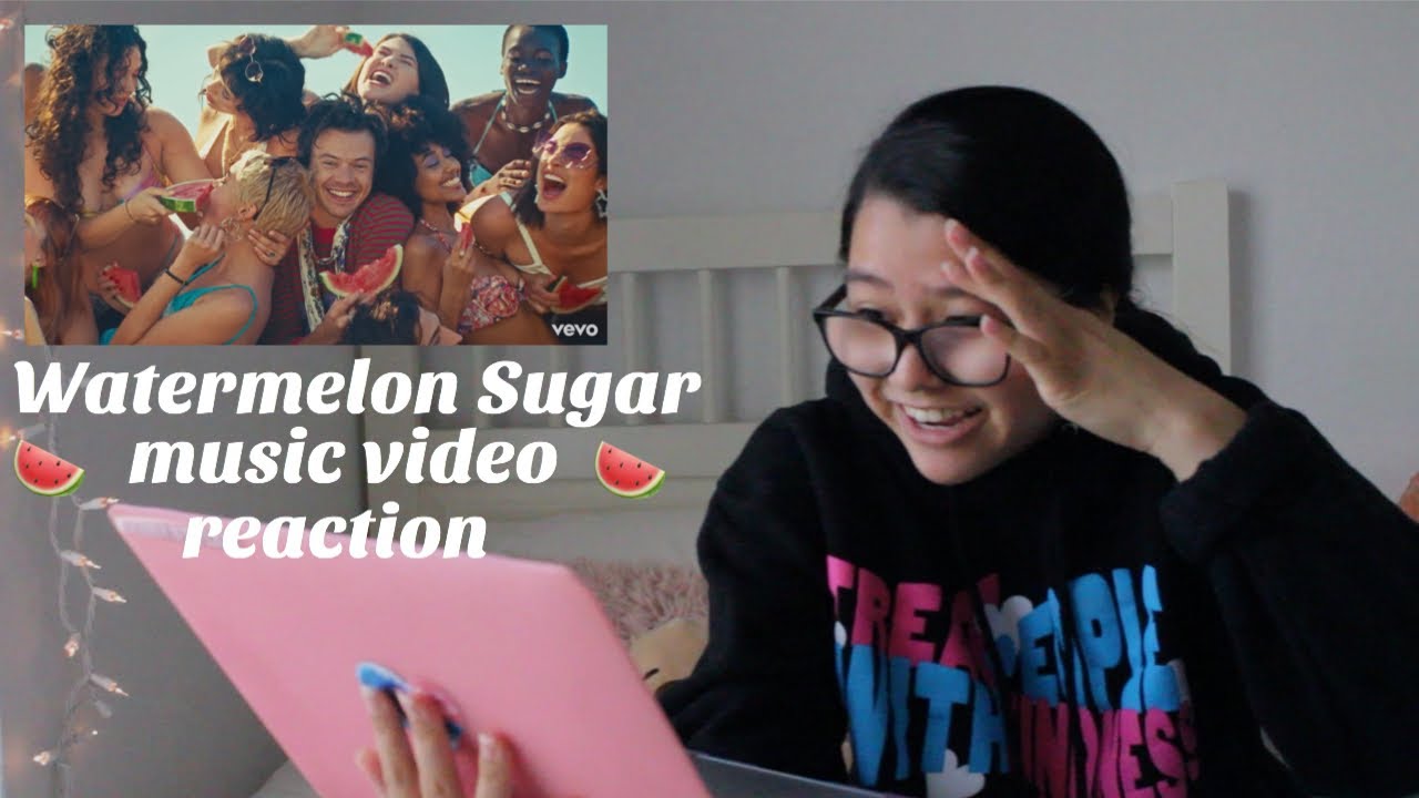 Watermelon Sugar Music Video Reaction - YouTube