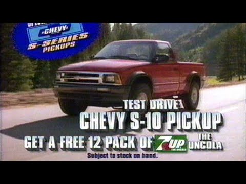 Chevy S-10 Pickup Commercial, Feb 20 1994 - YouTube