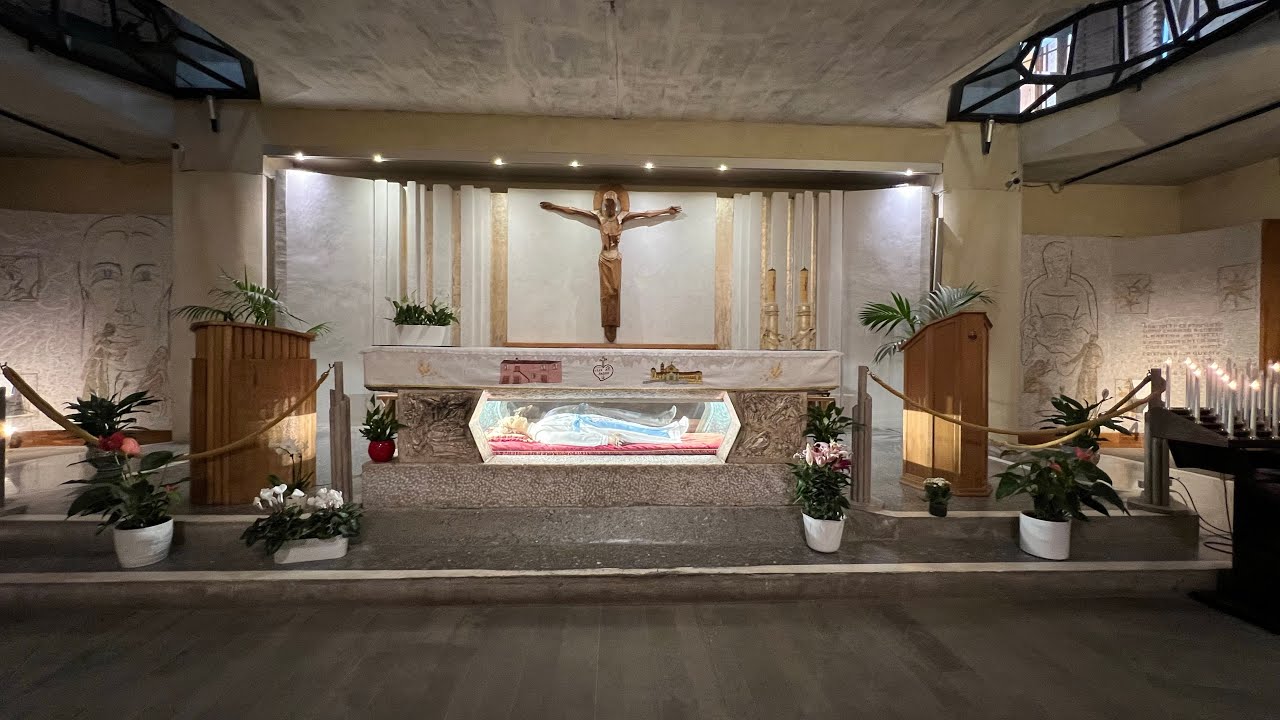 The Tomb of Saint Maria Goretti, Basilica of Our Lady of Graces & St ...