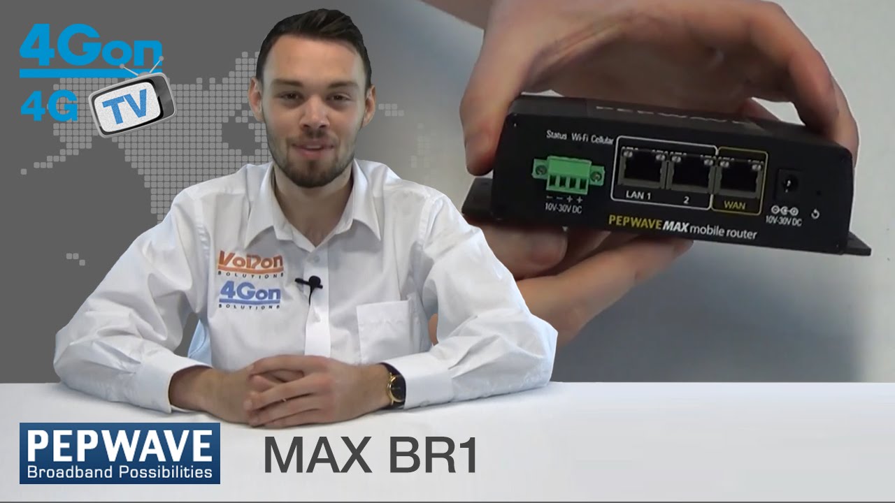 Peplink Pepwave Max BR1 4G Router Review / Unboxing - YouTube