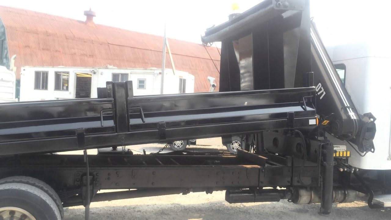 For Sale - 2008 KenWorth T-170 Dump and Hiab Crane - YouTube