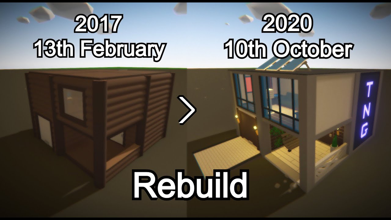 Unturned | My best build ever | 2017 Modern House Rebuild - YouTube