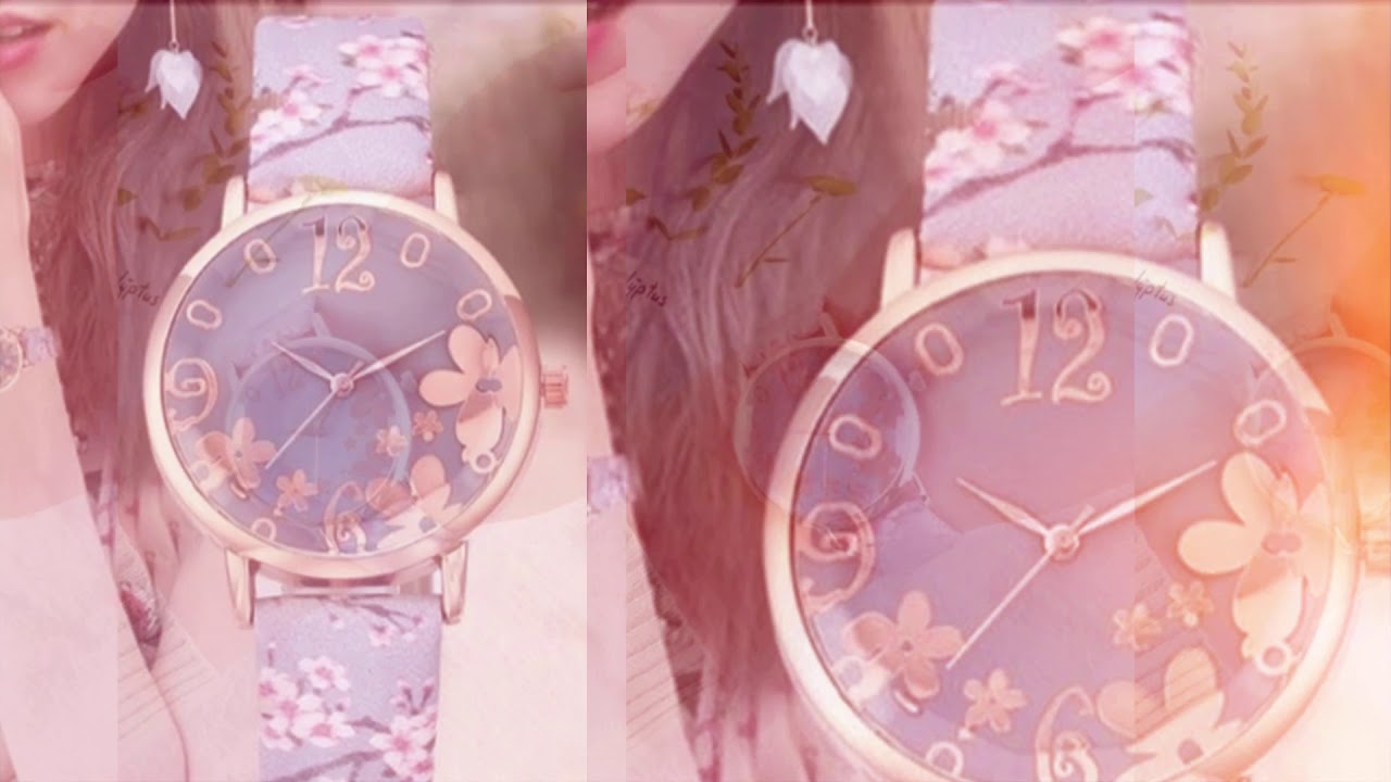 LADIES FLOWER WATCH - YouTube