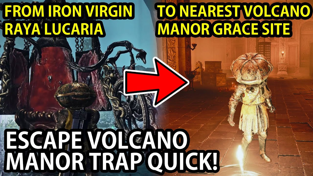 ELDEN RING - HOW TO TRAVEL TO VOLCANO MANOR EARLY AND REACH INQUISITION ...