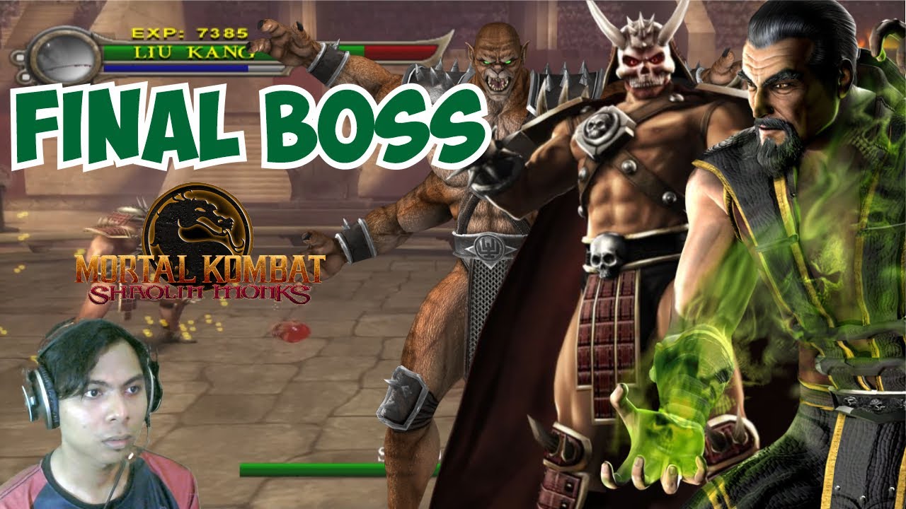 FINAL BOSS. LIU KANG VS SHAO KAHN, SHANG SHUNG, KINTARO. MORTAL KOMBAT ...