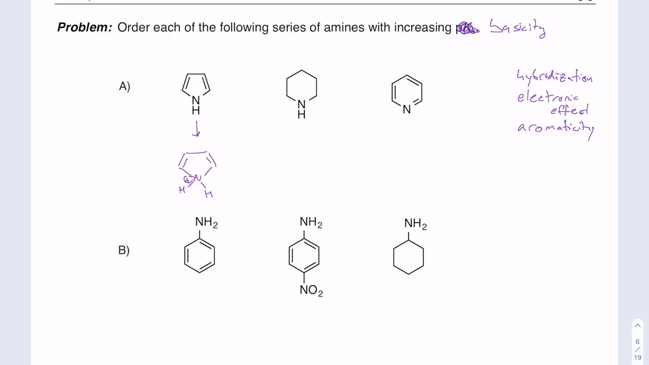 Introduction to Amines and Acid-Base Chemistry - YouTube