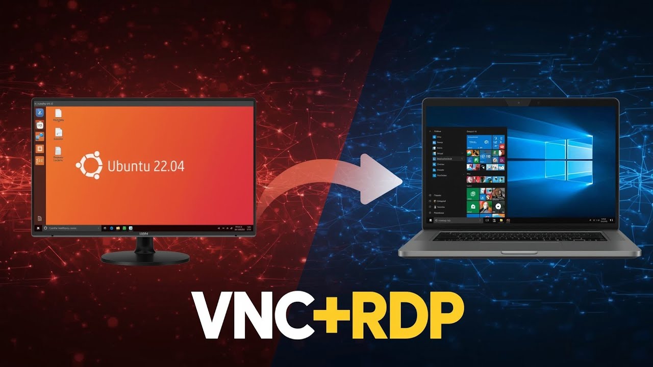 طريقة تفعيل |RDP-Remote screen| على أوبنتو 22.04 باستخدام VNC و RDP# ...