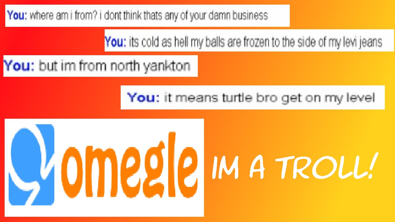 Trolling People on Omegle Text Chat! - YouTube