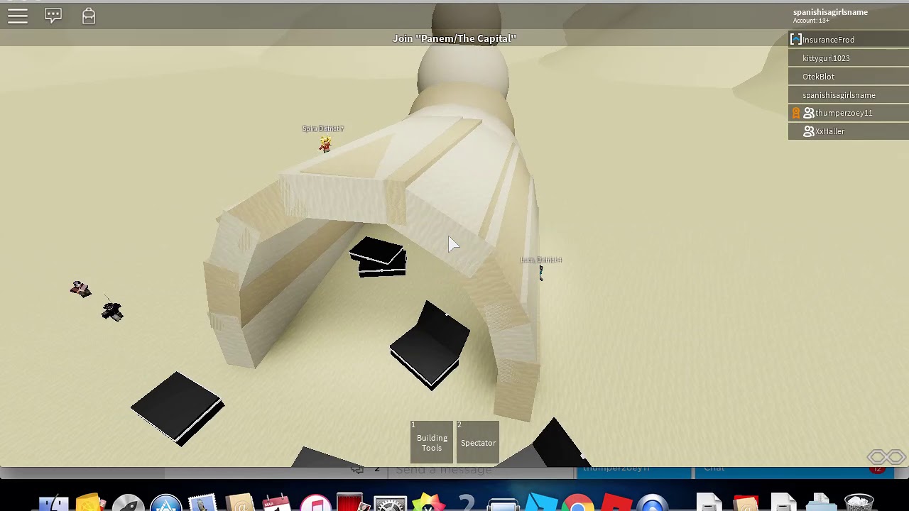 roblox the 1st annual hunger games - YouTube