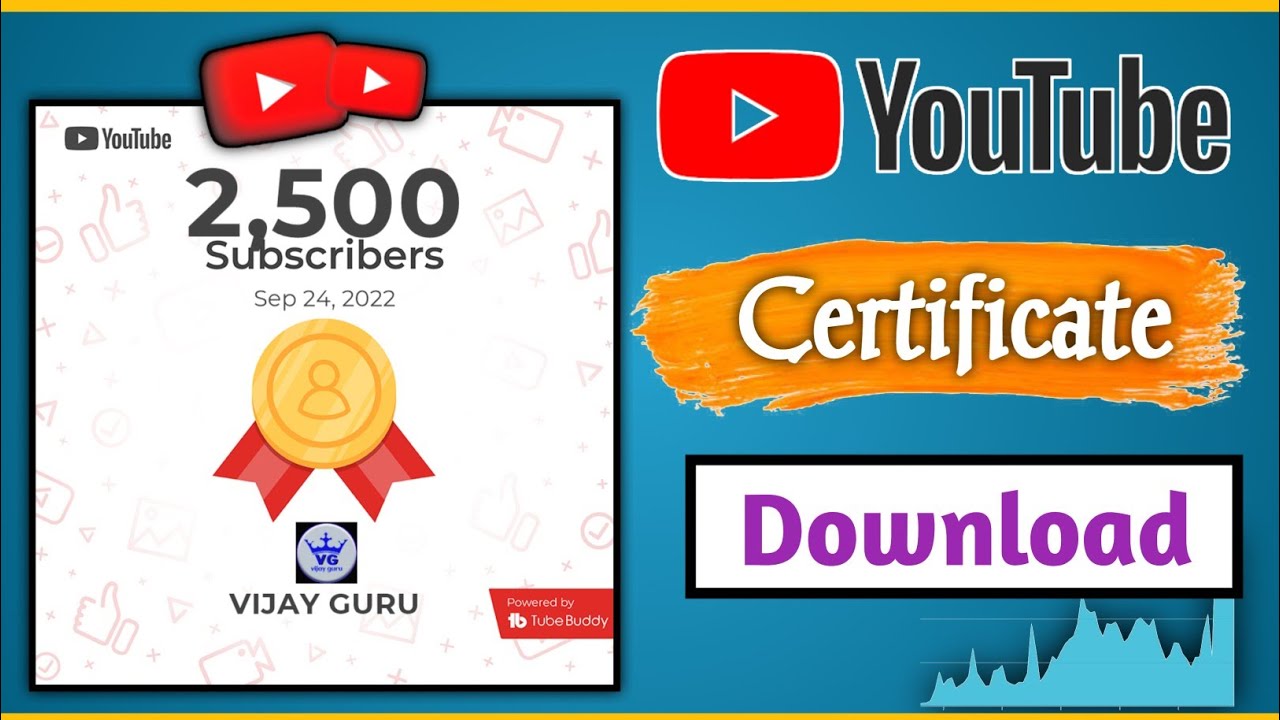 YouTube Certificate Download || How to Download YouTube Certificate ...