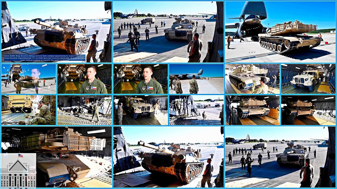 Army Vehicles Take Flight: C-5 Airlift Muscle on Display - YouTube