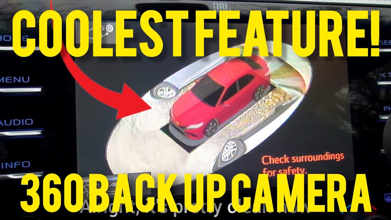 CHECK OUT TOYOTAS COOLEST FEATURE: 360 BACK UP CAMERA BIRDS EYE VIEW ...