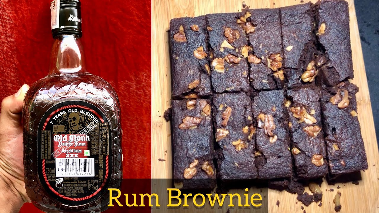 Rum Brownie Recipe || Brownie with flavour of Rum - YouTube