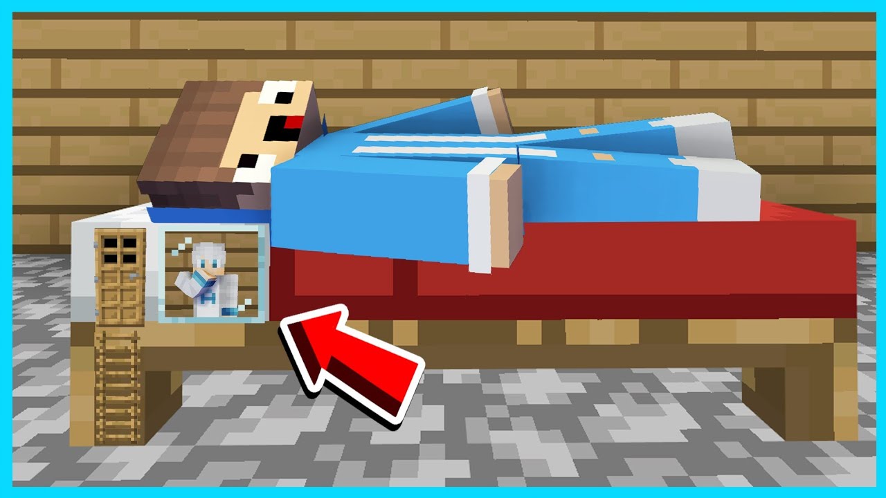 MIPAN & ZUZUZU KAGET! AKUDAV BUAT RUMAH RAHASIA DI BAWAH KASUR AKUDAV ...