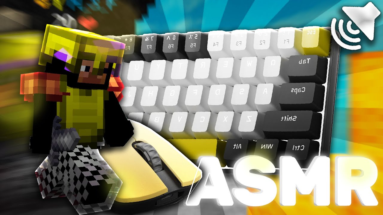 SWEATY Keyboard + Mouse ASMR | Hypixel Bedwars - YouTube
