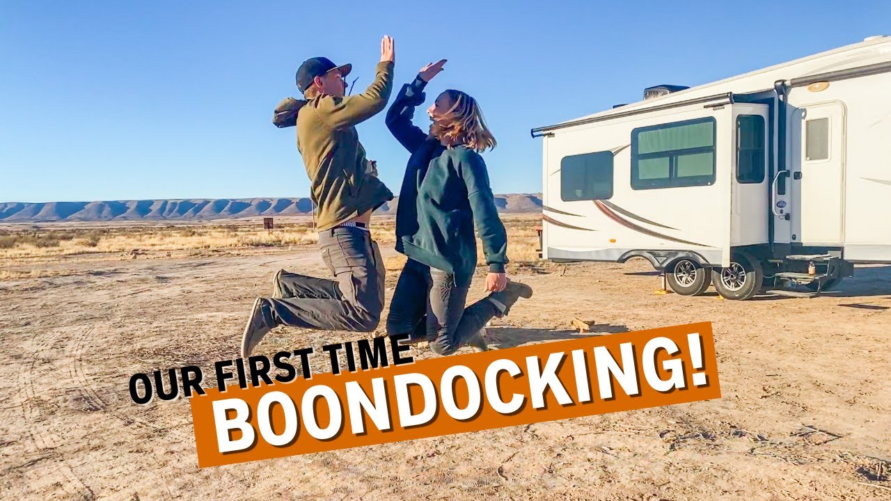 FIRST Time Boondocking & Using Our New RV Generator | Wild RV Life ...