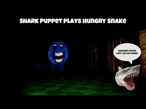 SB Movie: Shark Puppet plays Hungry Snake!