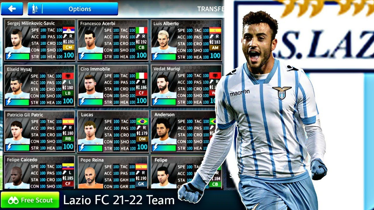 How To Create Lazio FC 21-22 Team In Dream League Soccer 2019 - YouTube