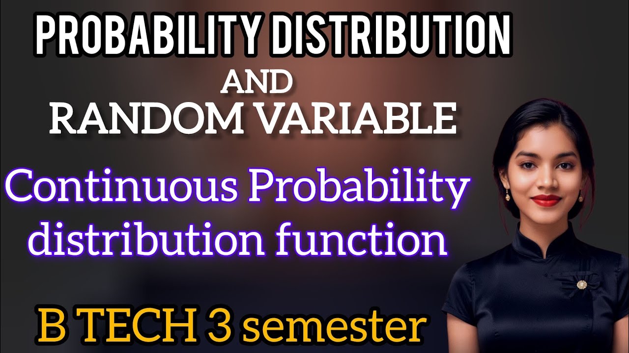 #probabilityDistribution.and.Random.variable #continuous Probability distribution function #B ...
