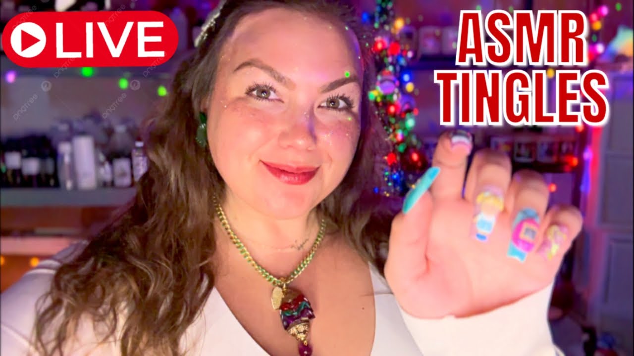 🔴LIVE: Ultra Rare ASMR (nostalgic unboxings, tapping, whisper rambles, + hang out) XXL NAILS💅🏼 ...