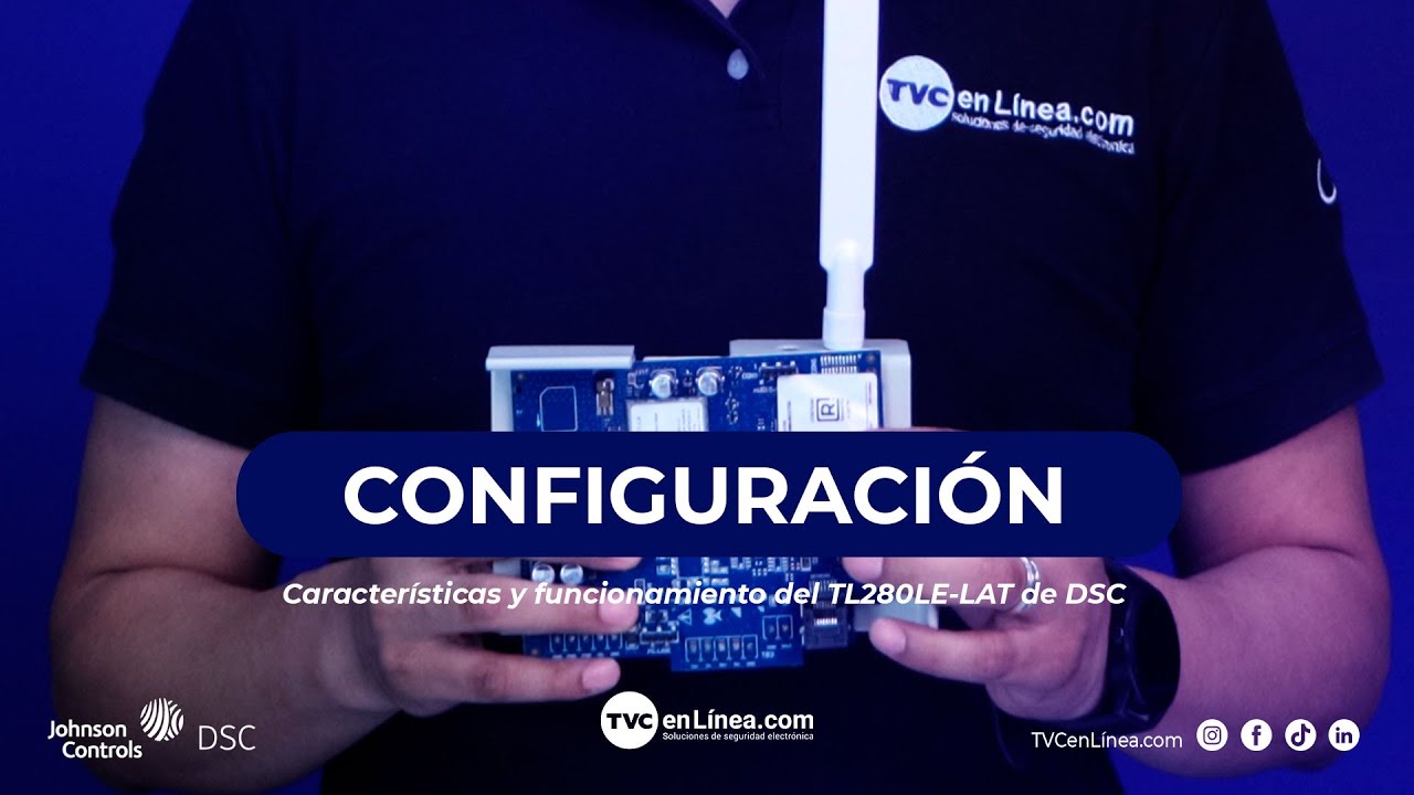 Configuración avanzada del comunicador TL280 LE-LAT de DSC - YouTube
