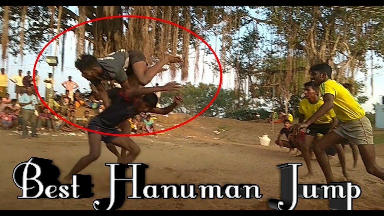 Hanuman Jump by TamilNadu kabaddi player - YouTube