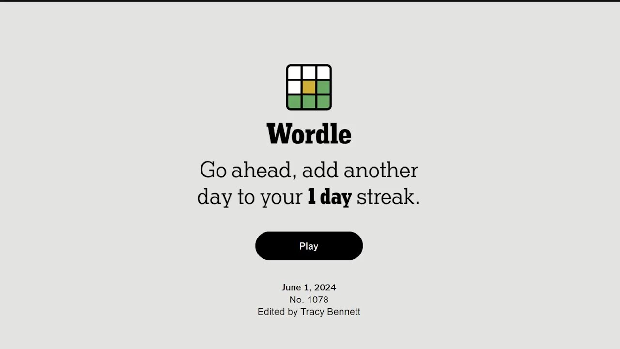 June 1, 2024 - Wordle, Connections, and Strands (The New York Times ...
