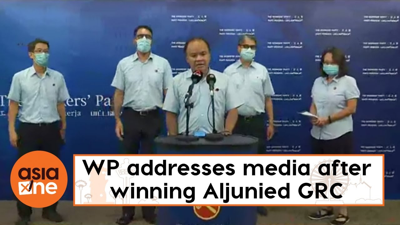 GE2020 results: WP addresses the media after winning Aljunied GRC ...