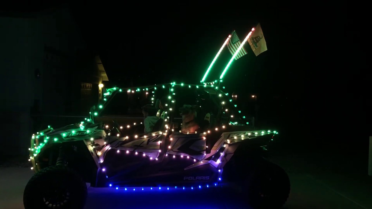 Willow Valley RZR Christmas Parade Test - YouTube
