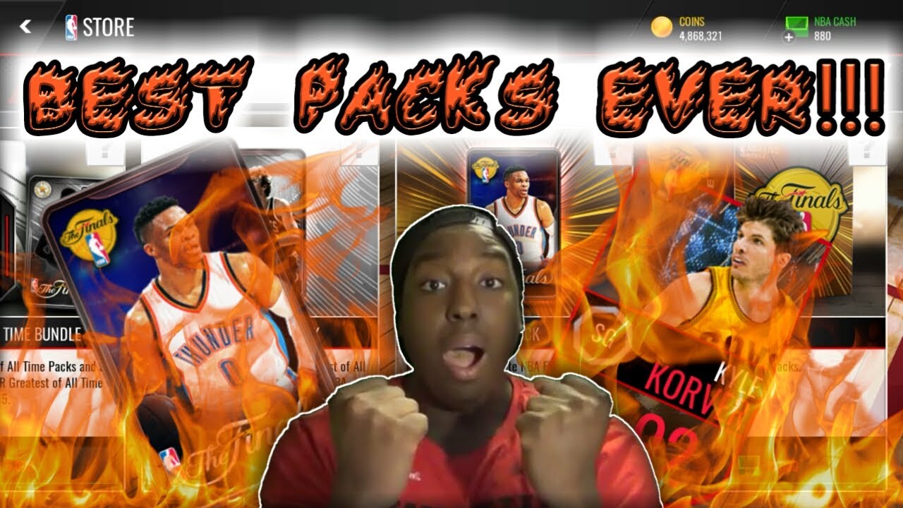BEST PACKS EVER!!! HUGE NBA FINALS PACK OPENING NBA LIVE MOBILE!!! SO ...