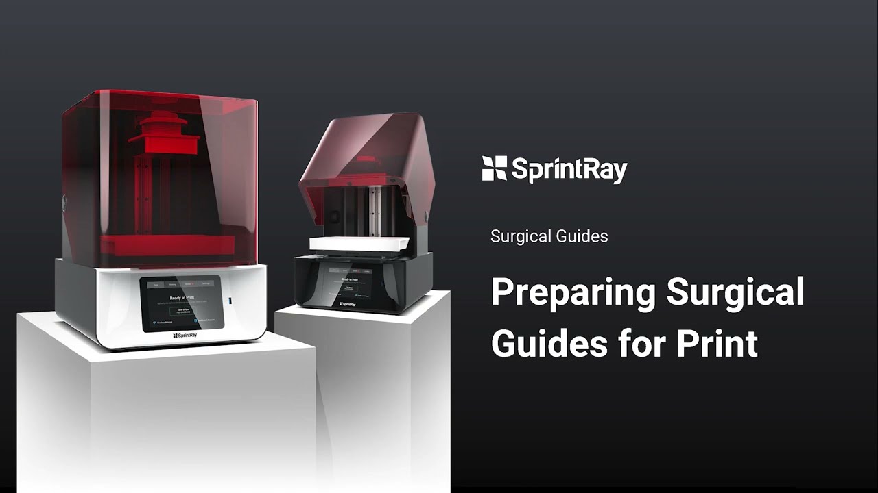 surgical guides preparing surgical guides for print Original - YouTube