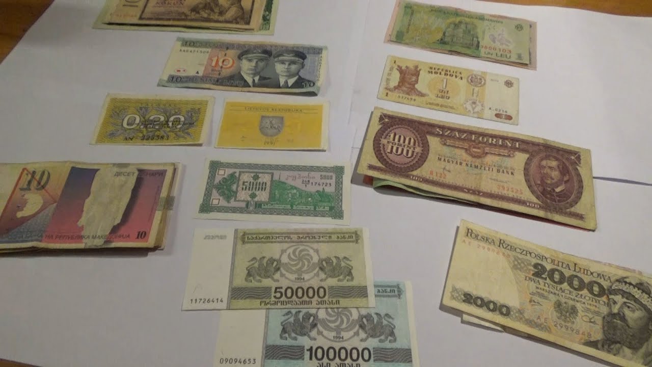 Banknotes of Eastern Europe 1960-2018 - YouTube