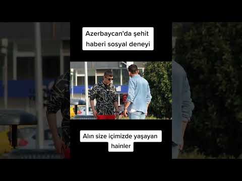 Azerbaycan'da şehit haberi sosyal deney