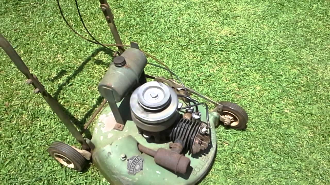 Exceller Collect-O-Matic Mower - YouTube