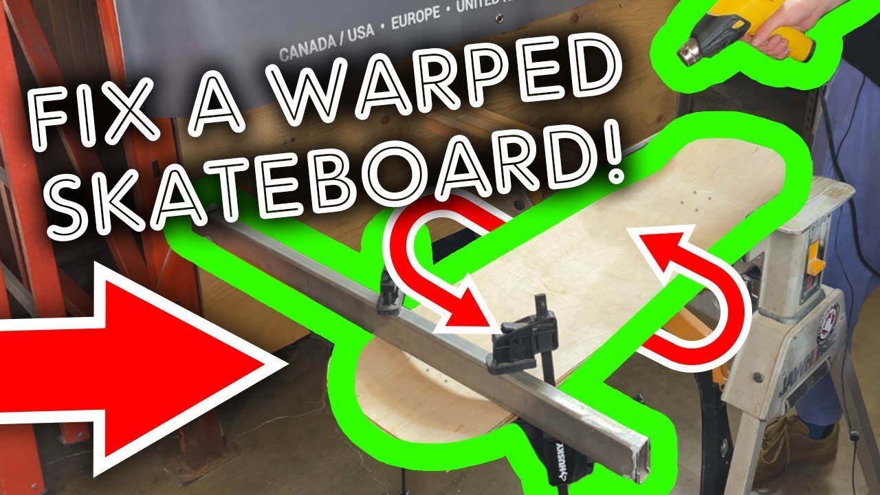 How to Fix a Warped Skateboard - YouTube