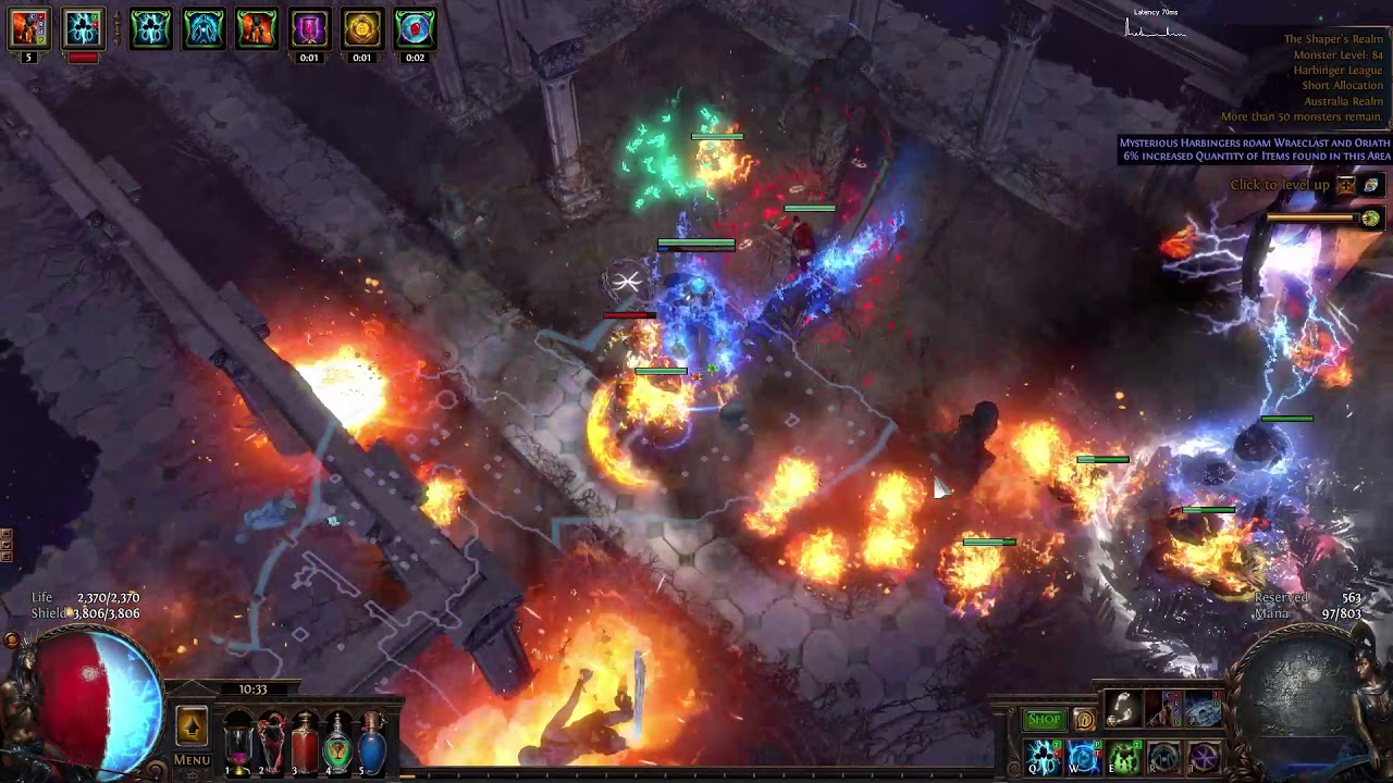 Golemancer Shaper Kill POE 3.0 - YouTube